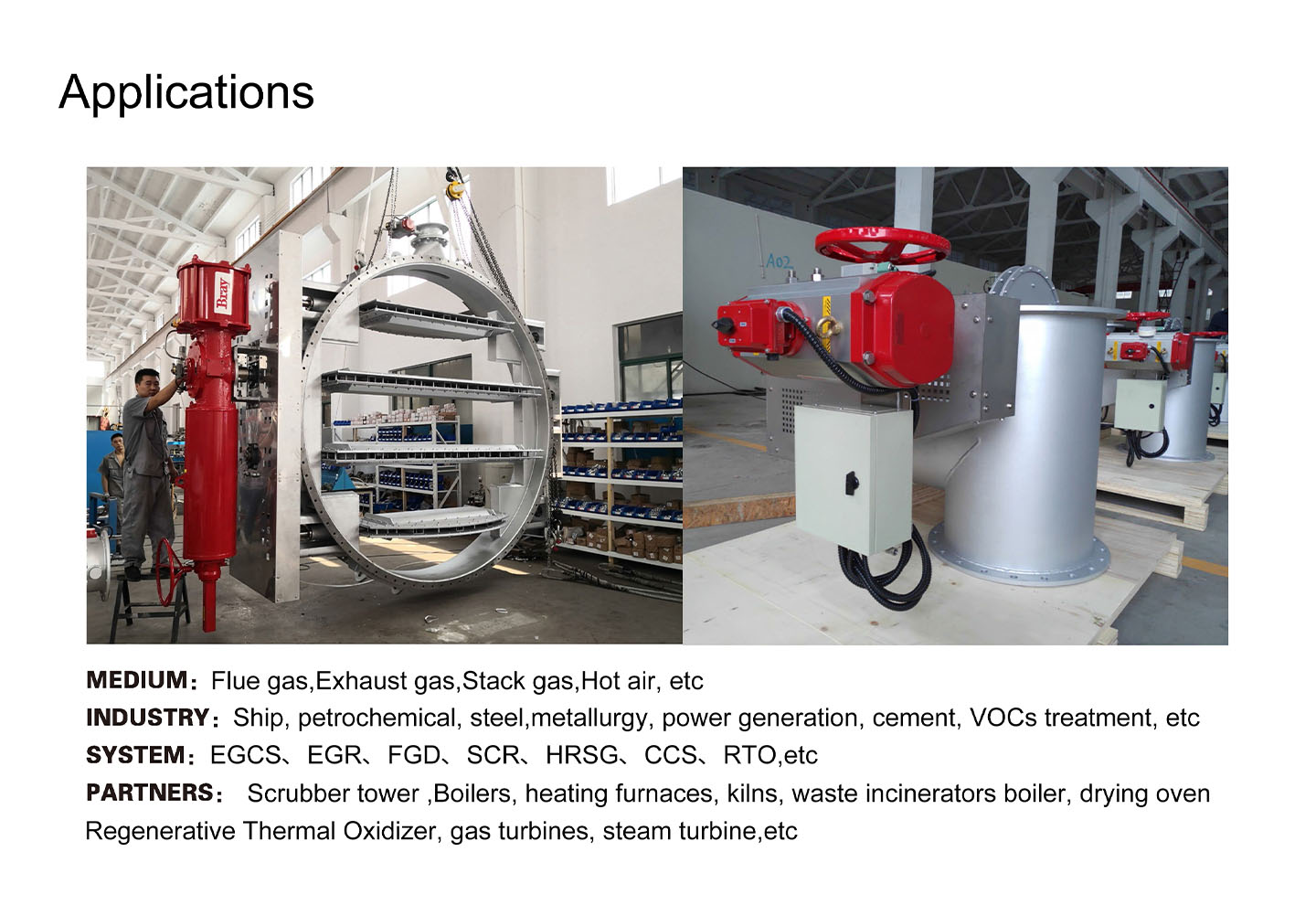 High temperature flue gas Dampers valves - Forenservtek